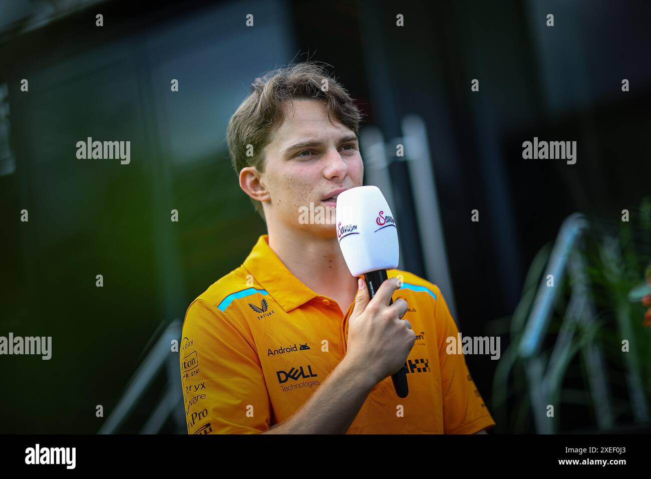 81 Oscar Piastri, (AUS) McLaren Mercedes during the Austrian GP ...