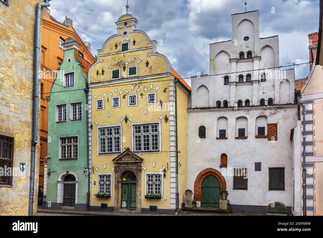 Three Brothers, Riga, Latvia Stock Photo - Alamy