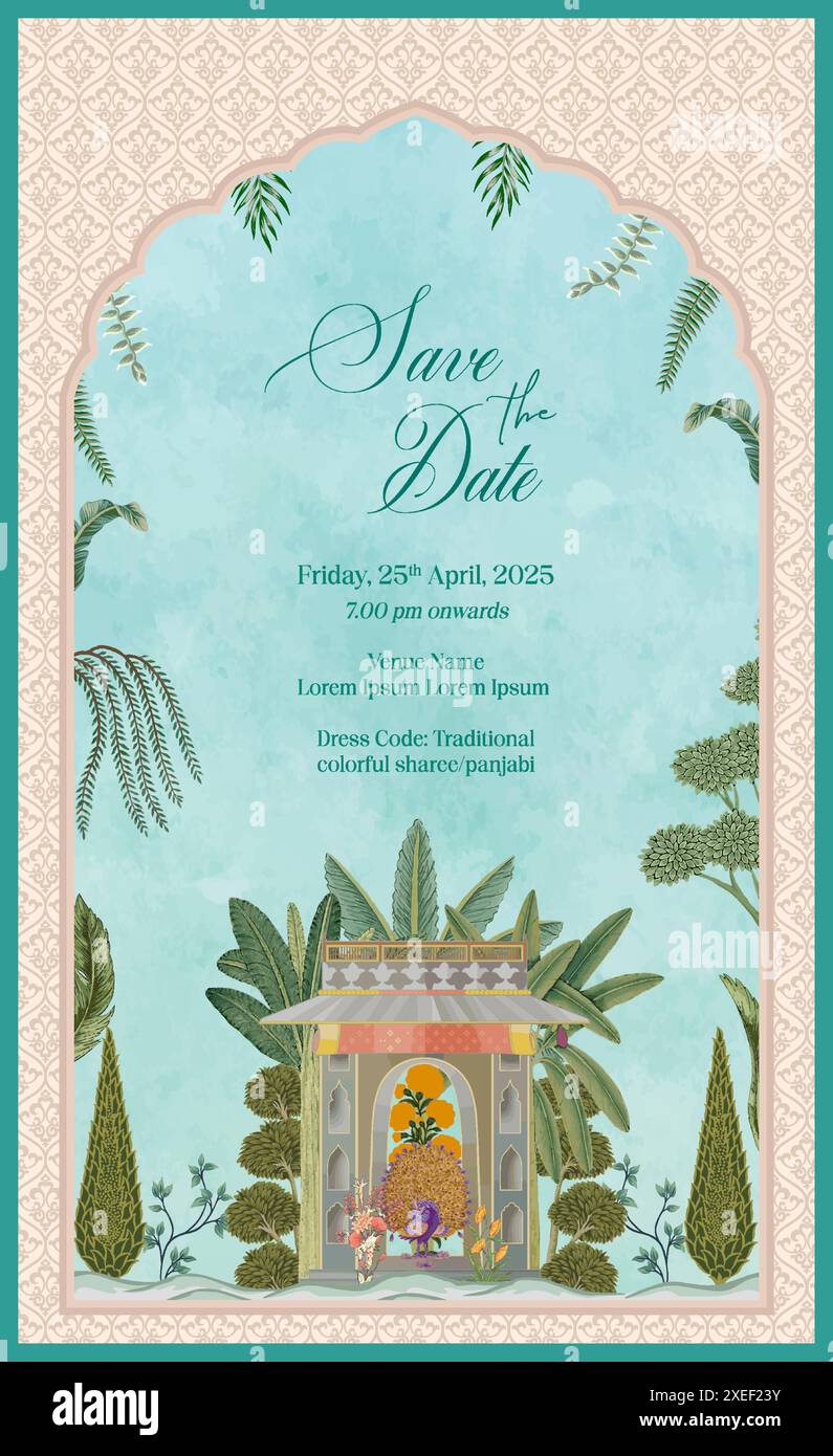 Tropical garden gazebo Stock Vector Images - Alamy