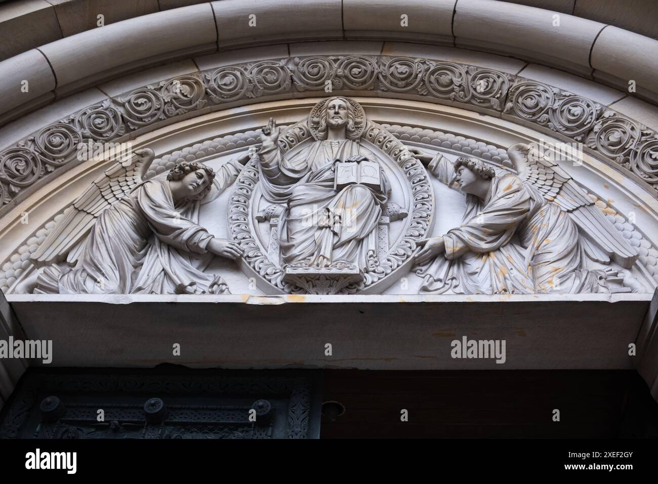 Bremen, Germany - 03 Nov 2023: Entrance of the Bremer Dom in Germany ...