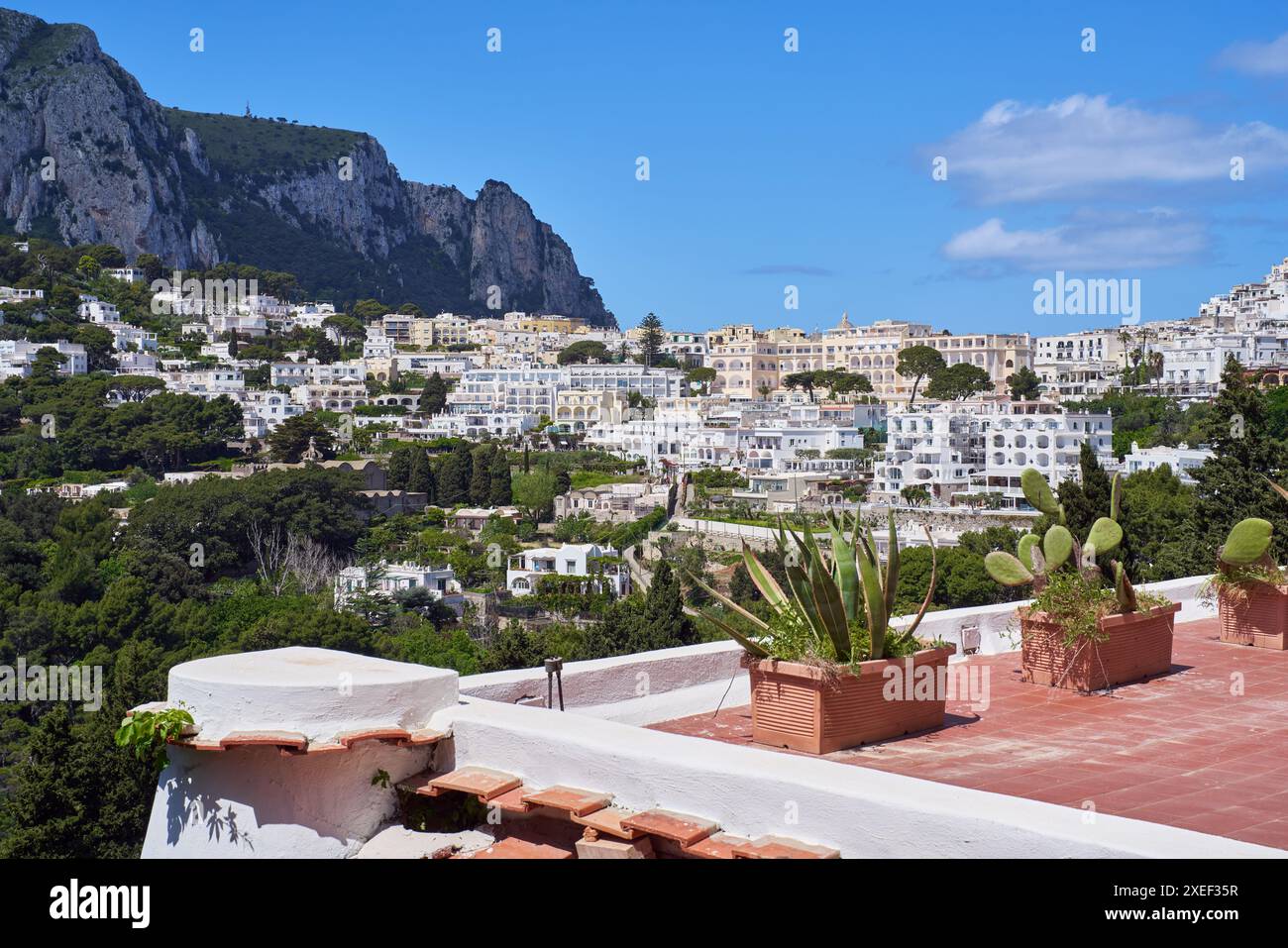 The town of Capri, Campanian Archipelago, Italy Stock Photo - Alamy