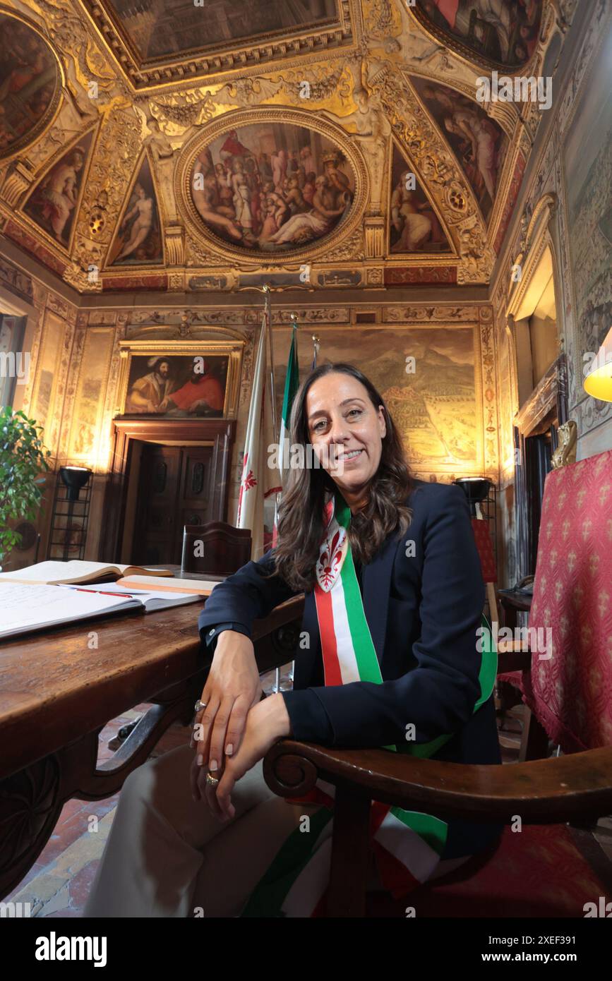 Florence - Florence - Handover and tricolor band, in the Clemente Sesto ...