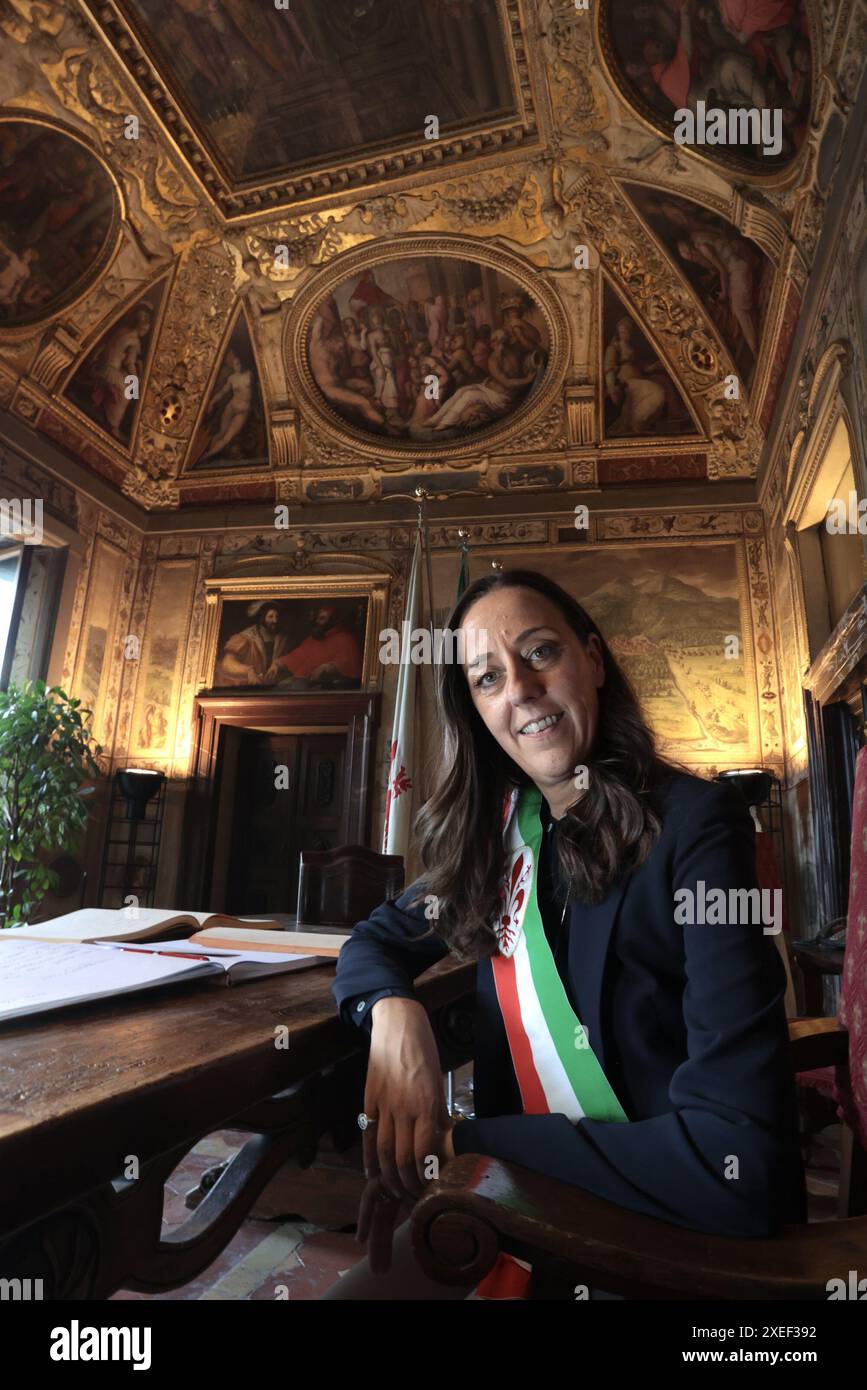 Florence - Florence - Handover and tricolor band, in the Clemente Sesto ...