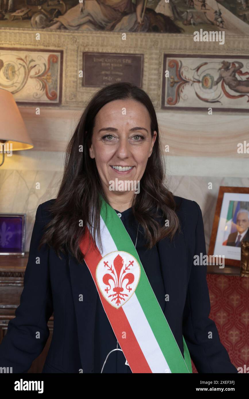 Florence - Florence - Handover and tricolor band, in the Clemente Sesto ...