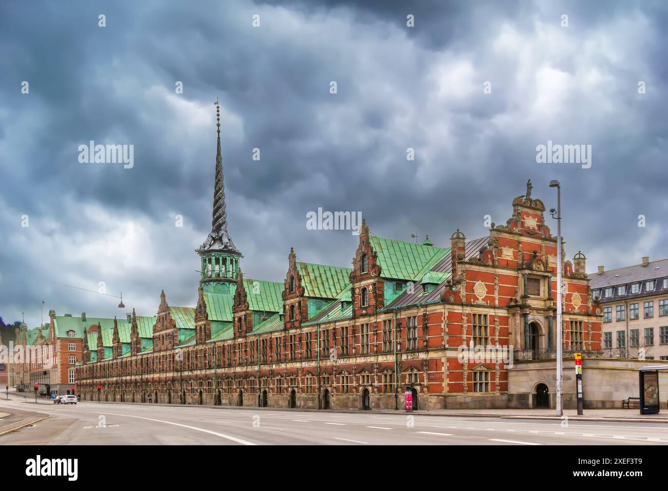 Spiral tower stock exchange copenhagen hi-res stock photography and ...
