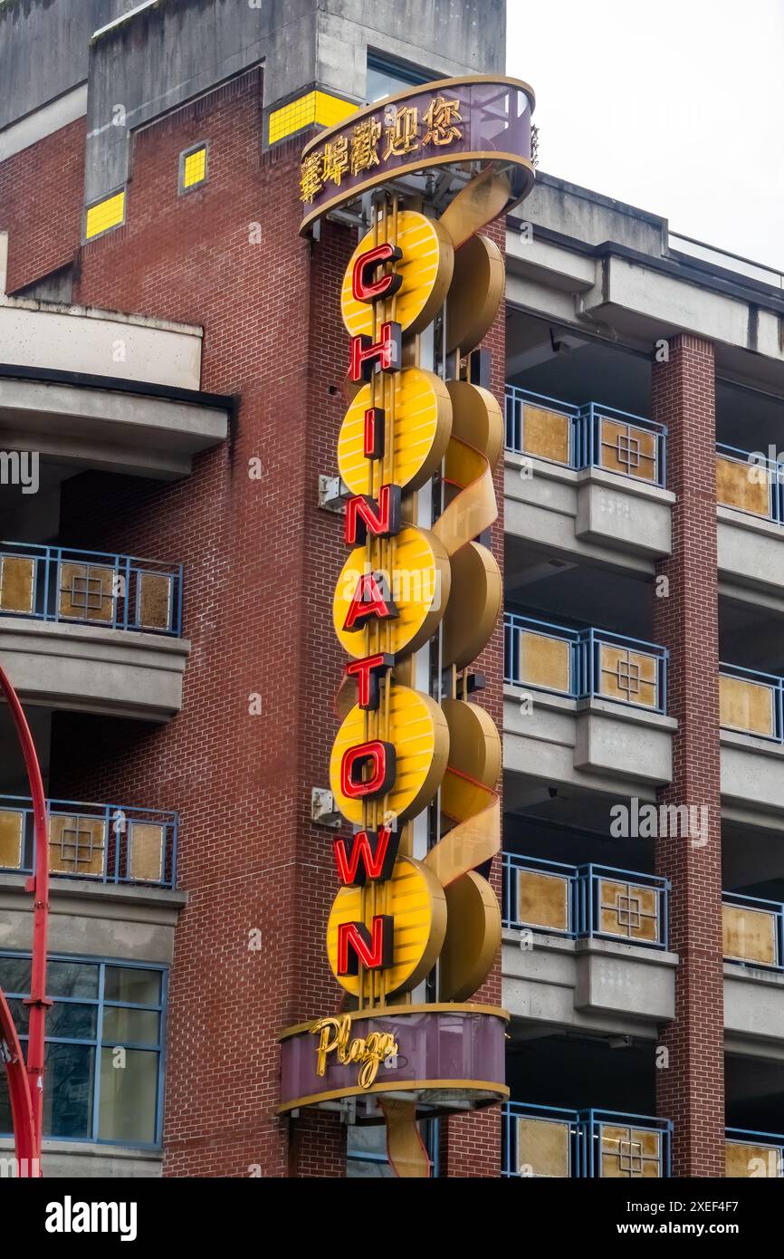 Vancouver, British Columbia, Canada. Apr 12, 2024. A Chinatown Plaza ...
