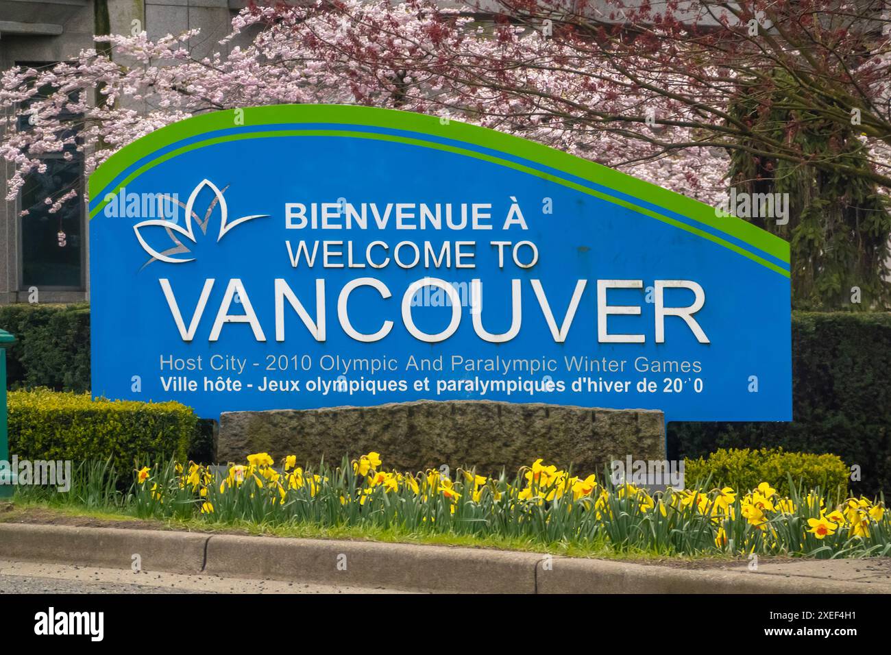 Vancouver, British Columbia, Canada. Apr 12, 2024. A Welcome to ...
