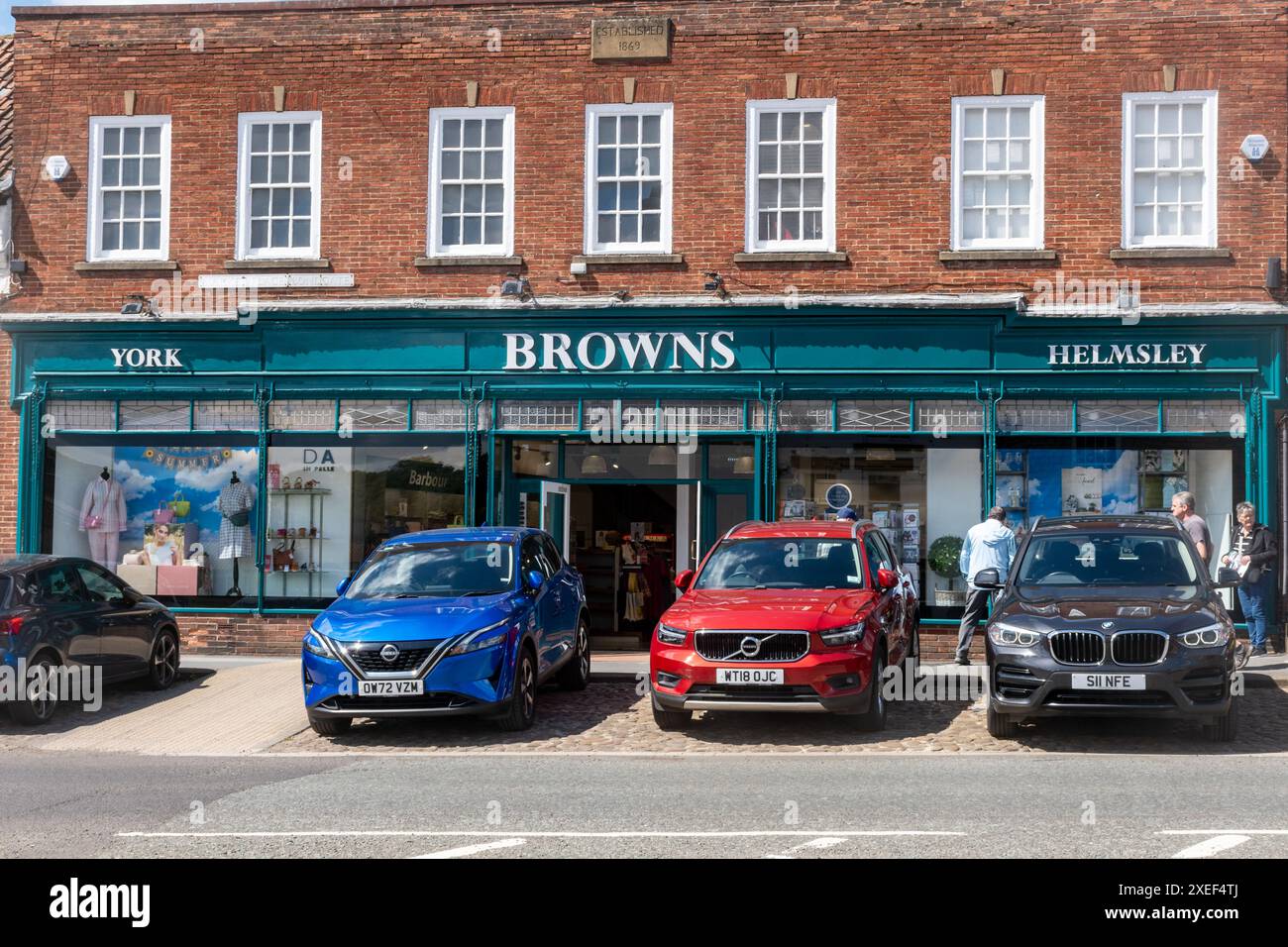 Browns Department Store in Helmsley town centre, North Yorkshire ...