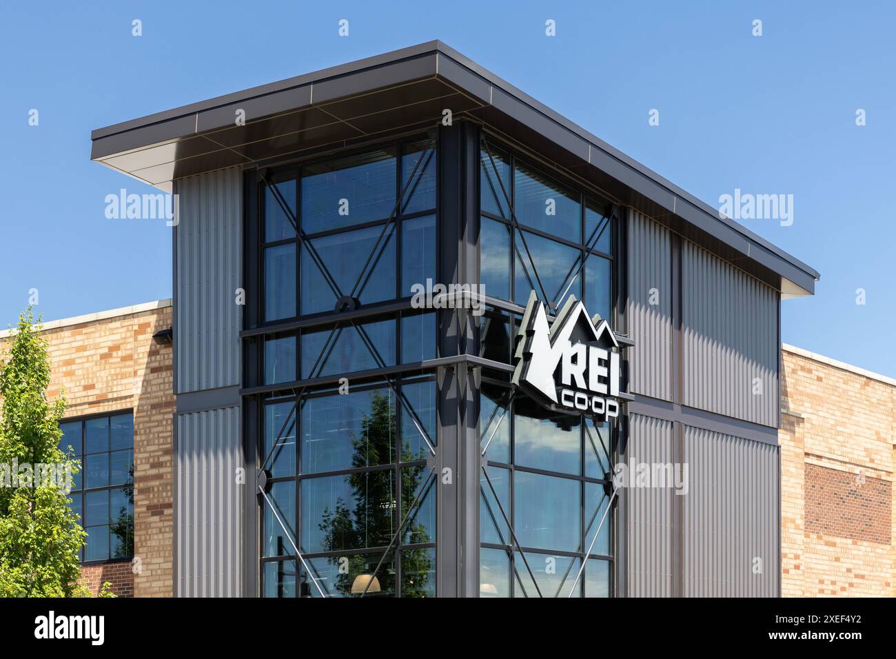 Rei business company logo hi-res stock photography and images - Alamy