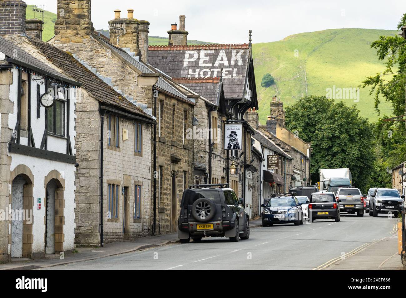 Peak Hotel, How Lane, Castleton, Derbyshire, England, UK Stock Photo ...