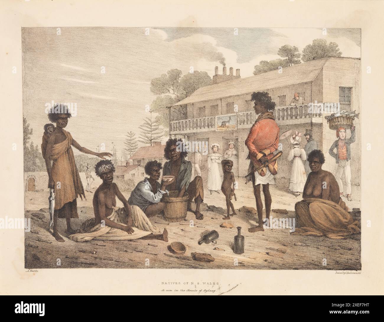 Natives of New South Wales as seen in the streets of Sydney . Vintage ...