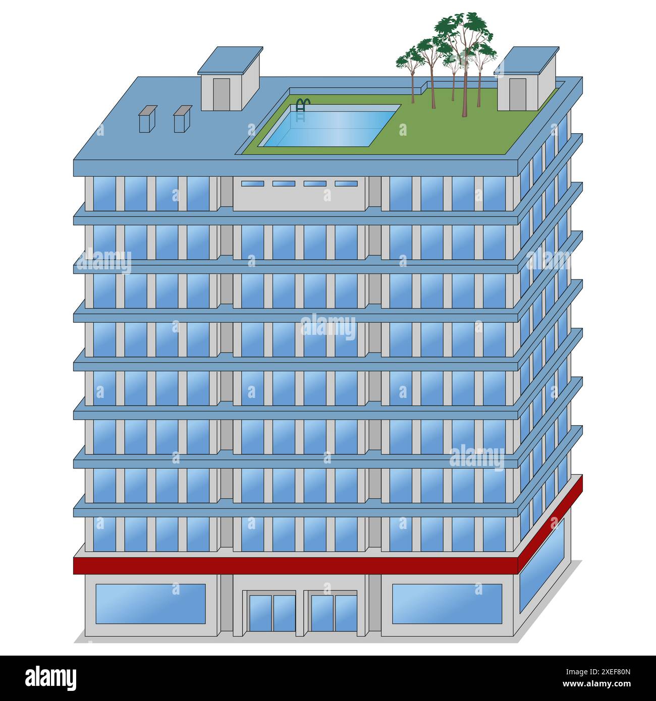 ISO High-rise building / hotel Stock Photo - Alamy