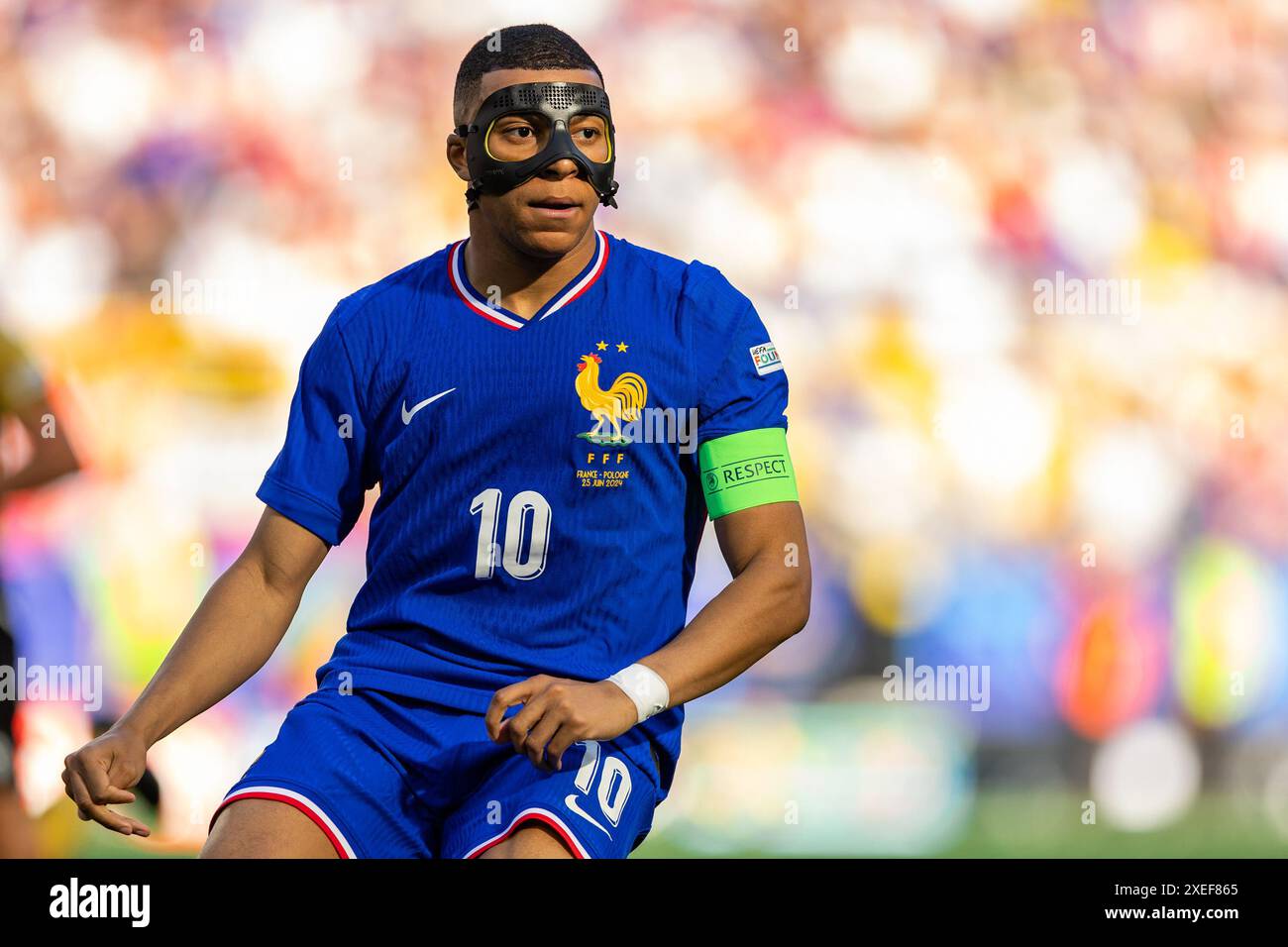 Kylian Mbappe of France seen during the UEFA EURO 2024 group stage ...