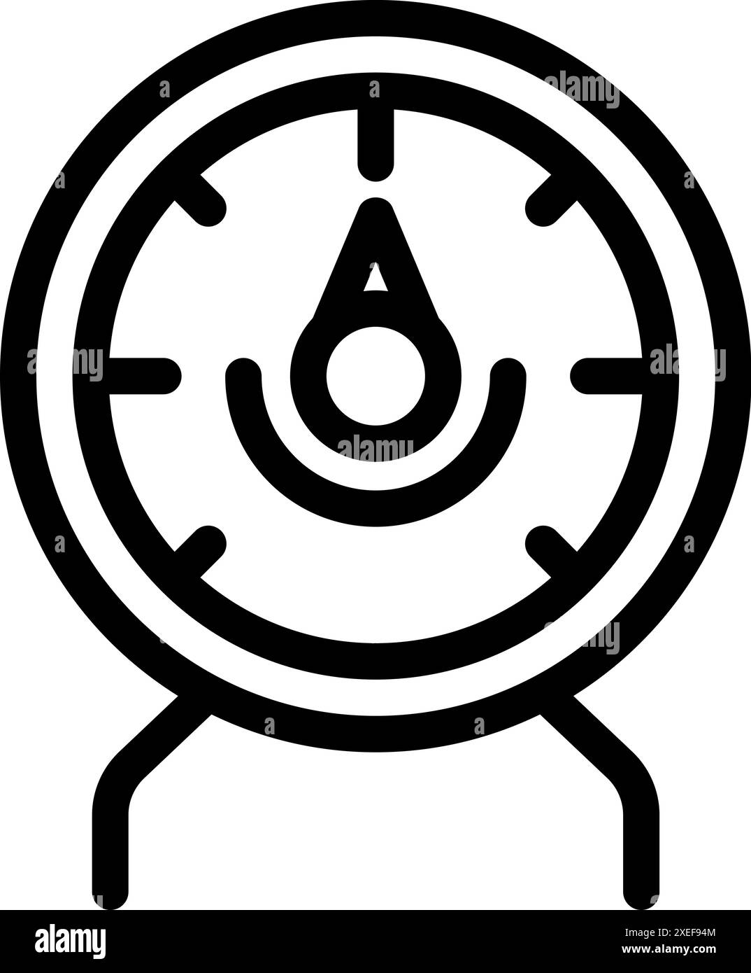 Simple barometer with needle pointing current air pressure Stock Vector ... Simple barometer with needle pointing current air pressure Stock Vector ...