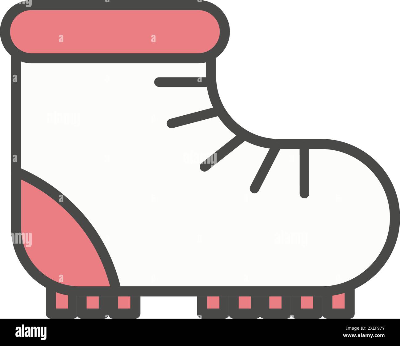 Hiking boots vector icon isolated Stock Vector Image & Art - Alamy