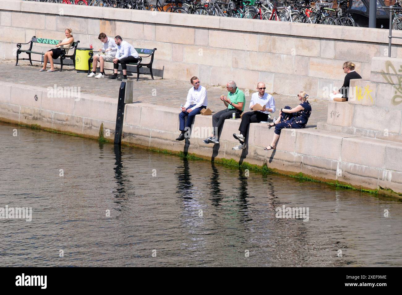 Copenhagen/ Denmark/27 JUNE 2024/Denmark's weather hot summer day in ...