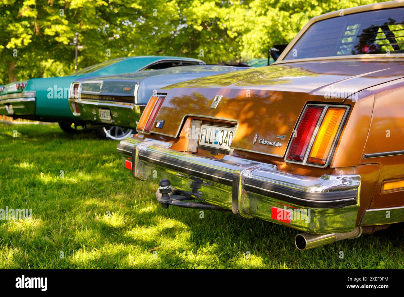 1979 Oldsmobile Cutlass from the back side Stock Photo - Alamy
