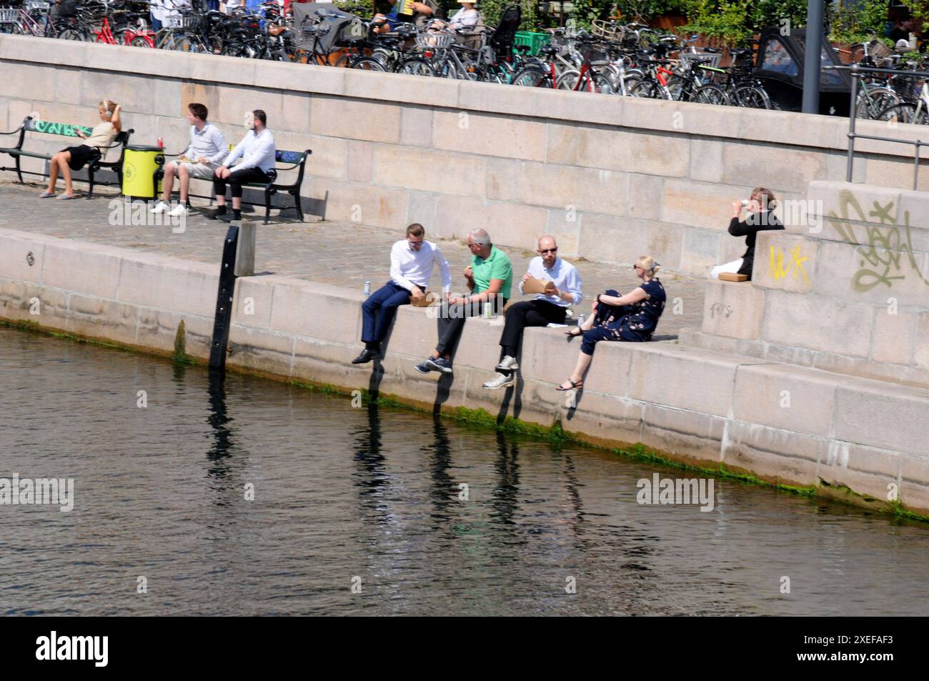 Copenhagen/ Denmark/27 JUNE 2024/Denmark s weather hot summer day in ...
