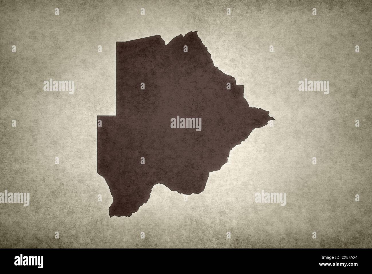 Grunge map of Botswana printed on an old paper Stock Photo - Alamy