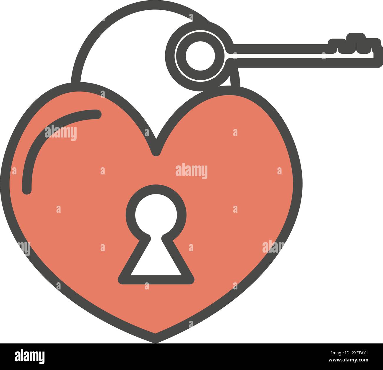 Heart lock hi-res stock photography and images - Alamy