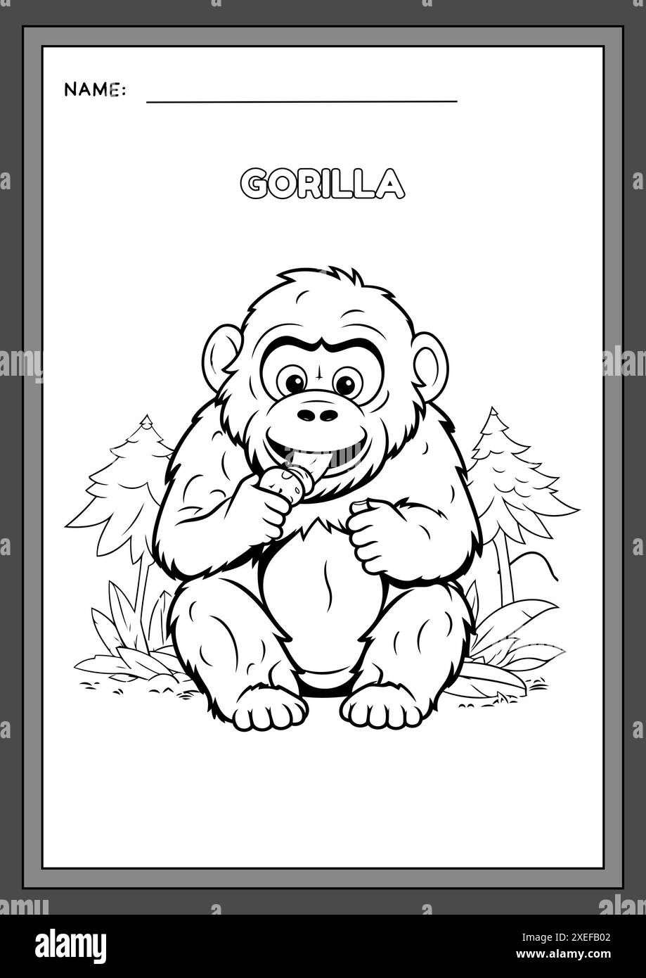 POLAR BEAR, KOALA BEAR, GORILLA ,MONKEY, SNAKE, ELEPHANT,LION coloring ...