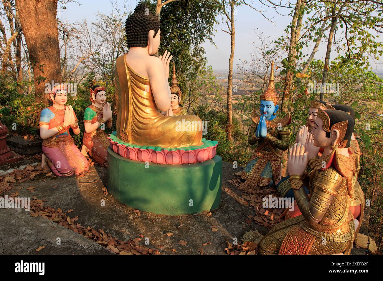 Phnom Sambok Pagoda Stock Photo - Alamy