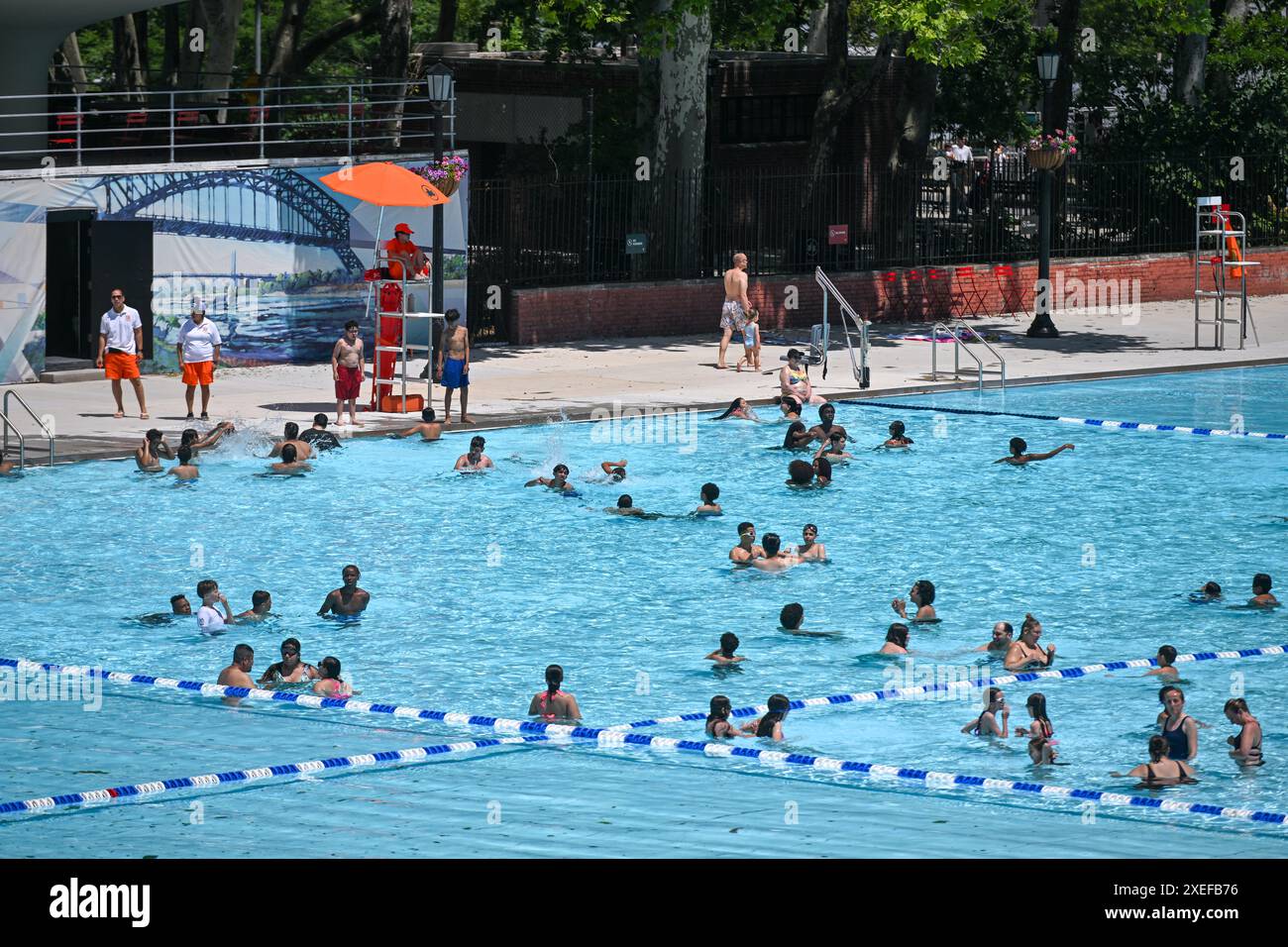 Astoria new york pool hi-res stock photography and images - Alamy