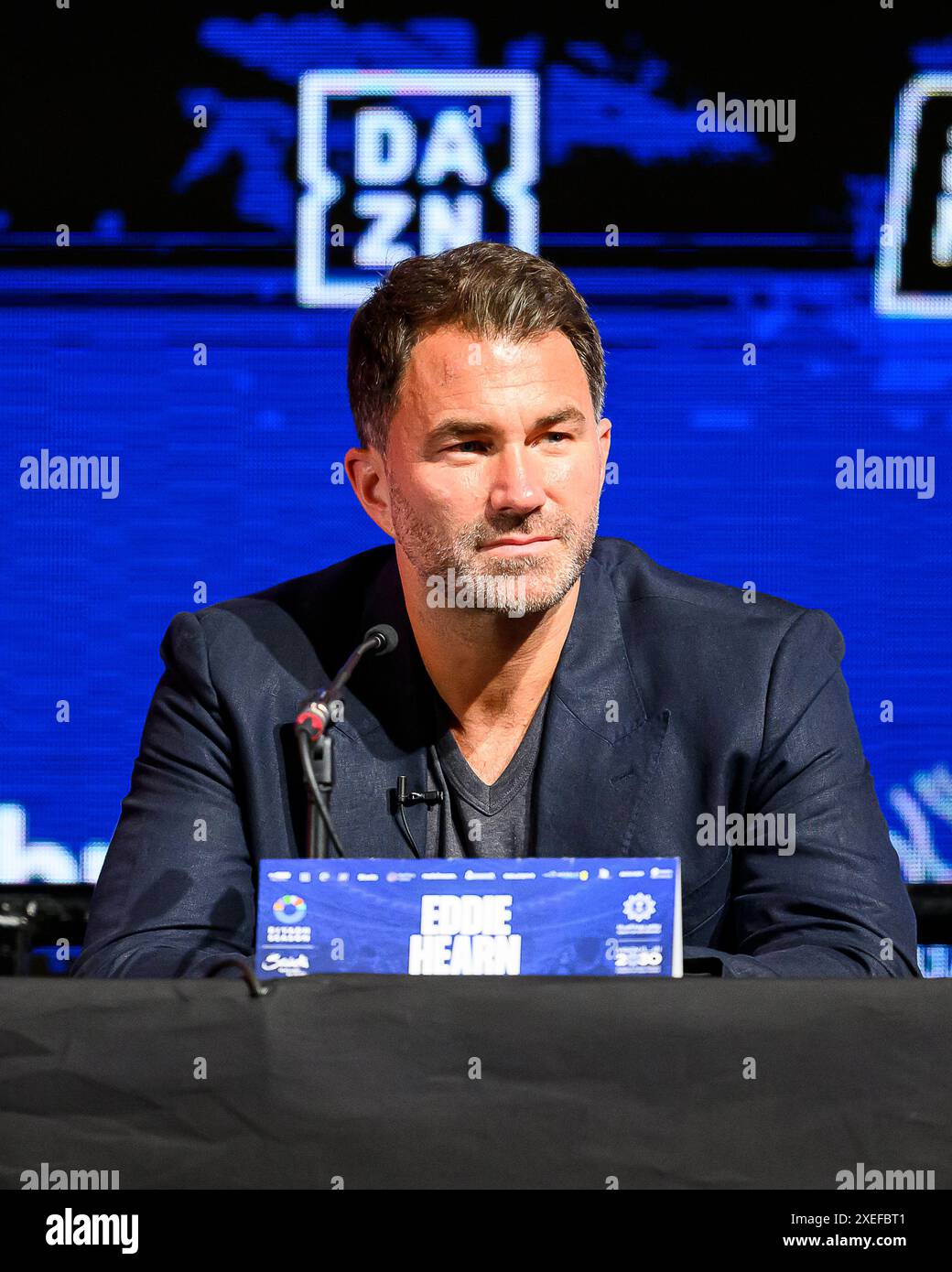 LONDON, UNITED KINGDOM. 26 Jun, 2024. Eddie Hearn Chairman of Matchroom ...