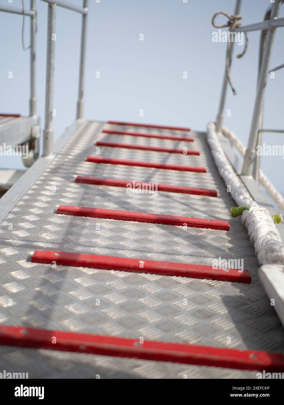 Close-up portrait showcases a gangway, symbolizing accessibility and ...