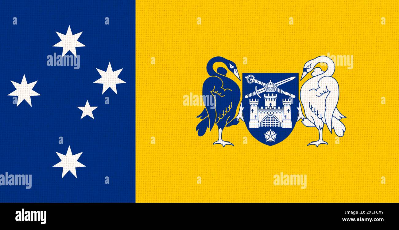 Australian flag of the Capital Territory. Illustration of Australian ...