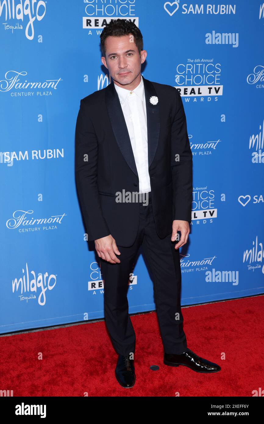 Justin Willman attends the 2024 Critics Choice Real TV Awards at ...