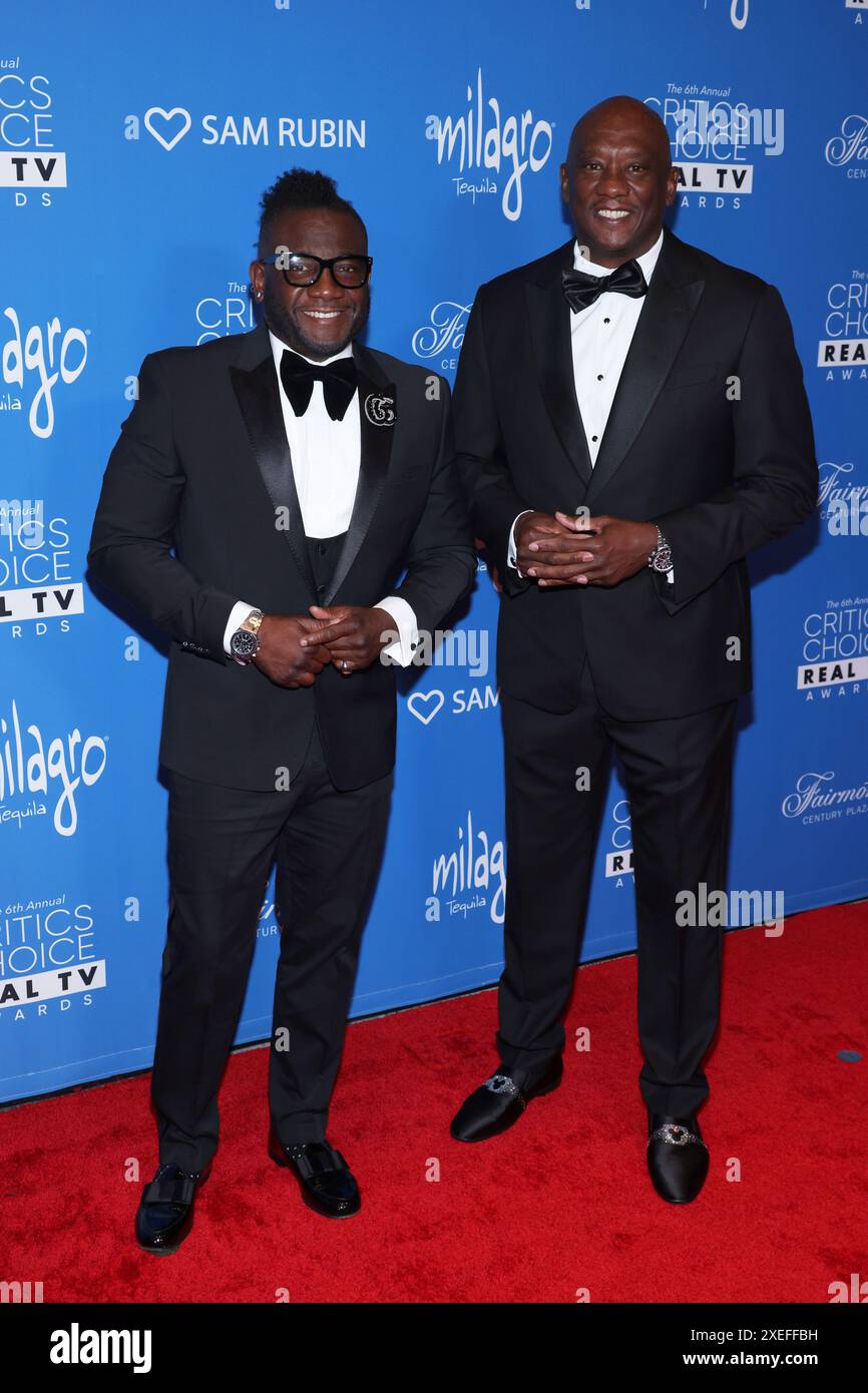 Dr. Vernard Hodges and Dr. Terrance Ferguson attend the 2024 Critics ...