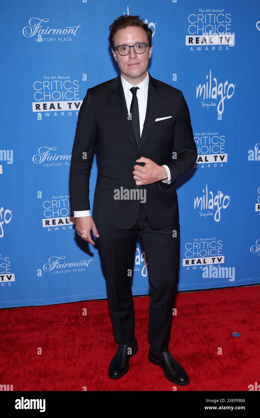 Matthew Hamachek attends the 2024 Critics Choice Real TV Awards at ...