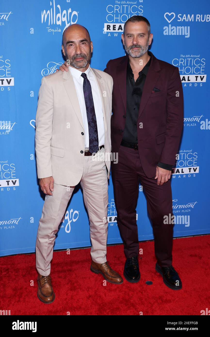Stephen Warren and Johnnie Ingram attend the 2024 Critics Choice Real ...