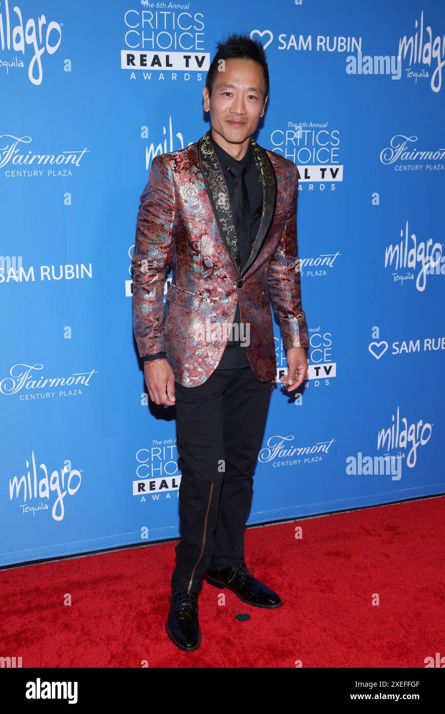 Albert Lin attends the 2024 Critics Choice Real TV Awards at Fairmont ...