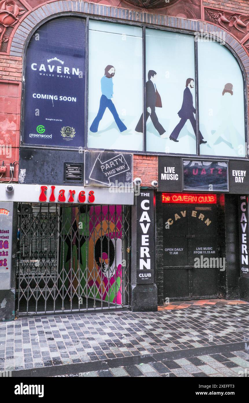 The famous cavern club where many pop stars have played including the ...
