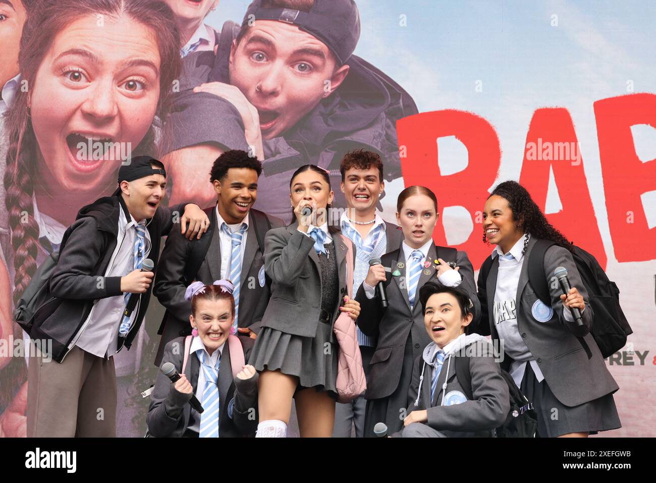 Babies, the new musical, at West End Live 2024, on Trafalgar Square ...