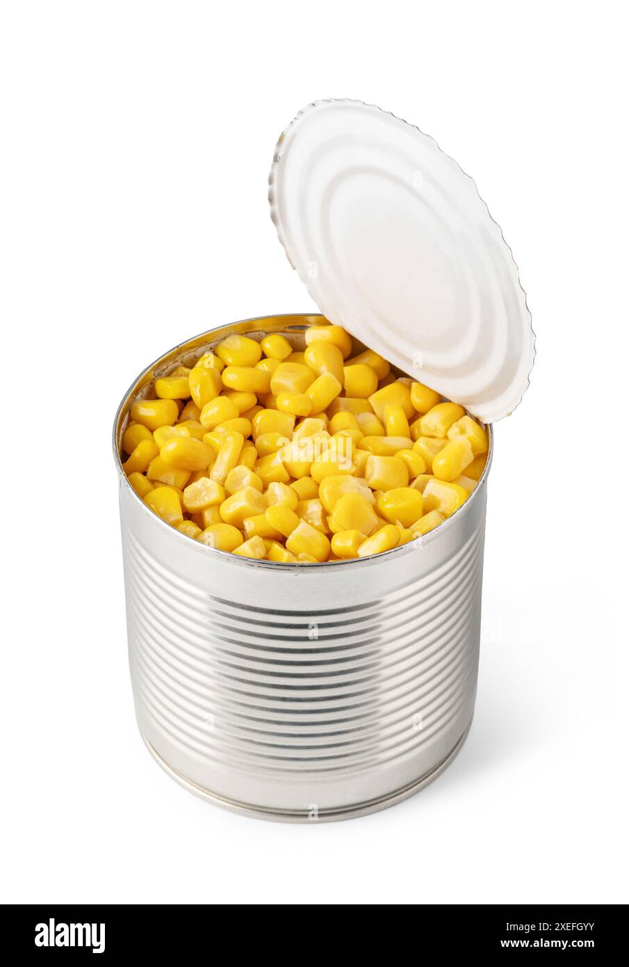Sweet canned corn Stock Photo - Alamy