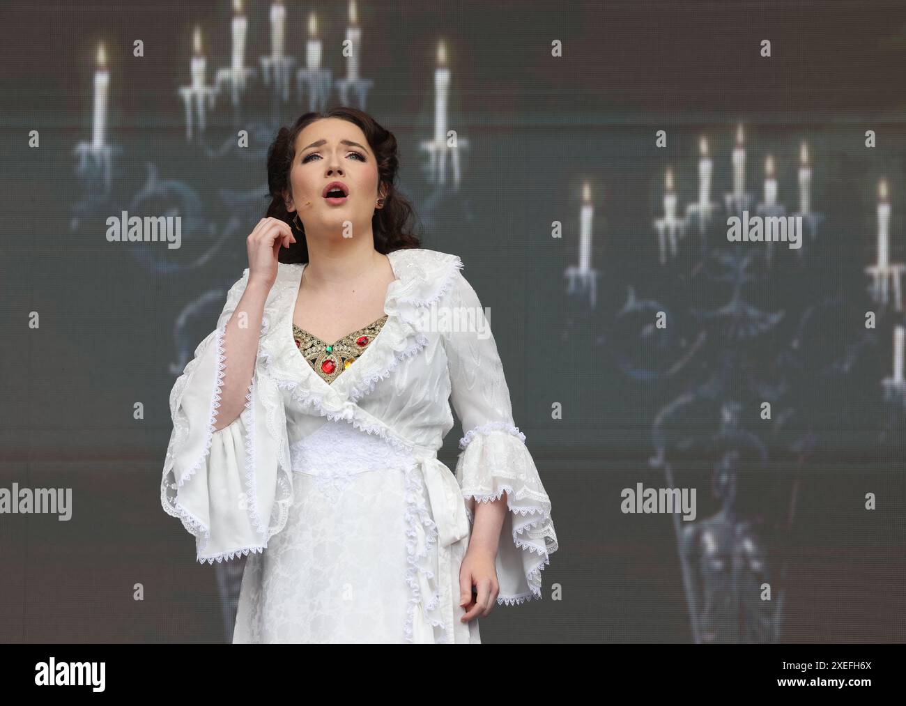 Phantom of the Opera at West End Live 2024, in Trafalgar Square, London ...