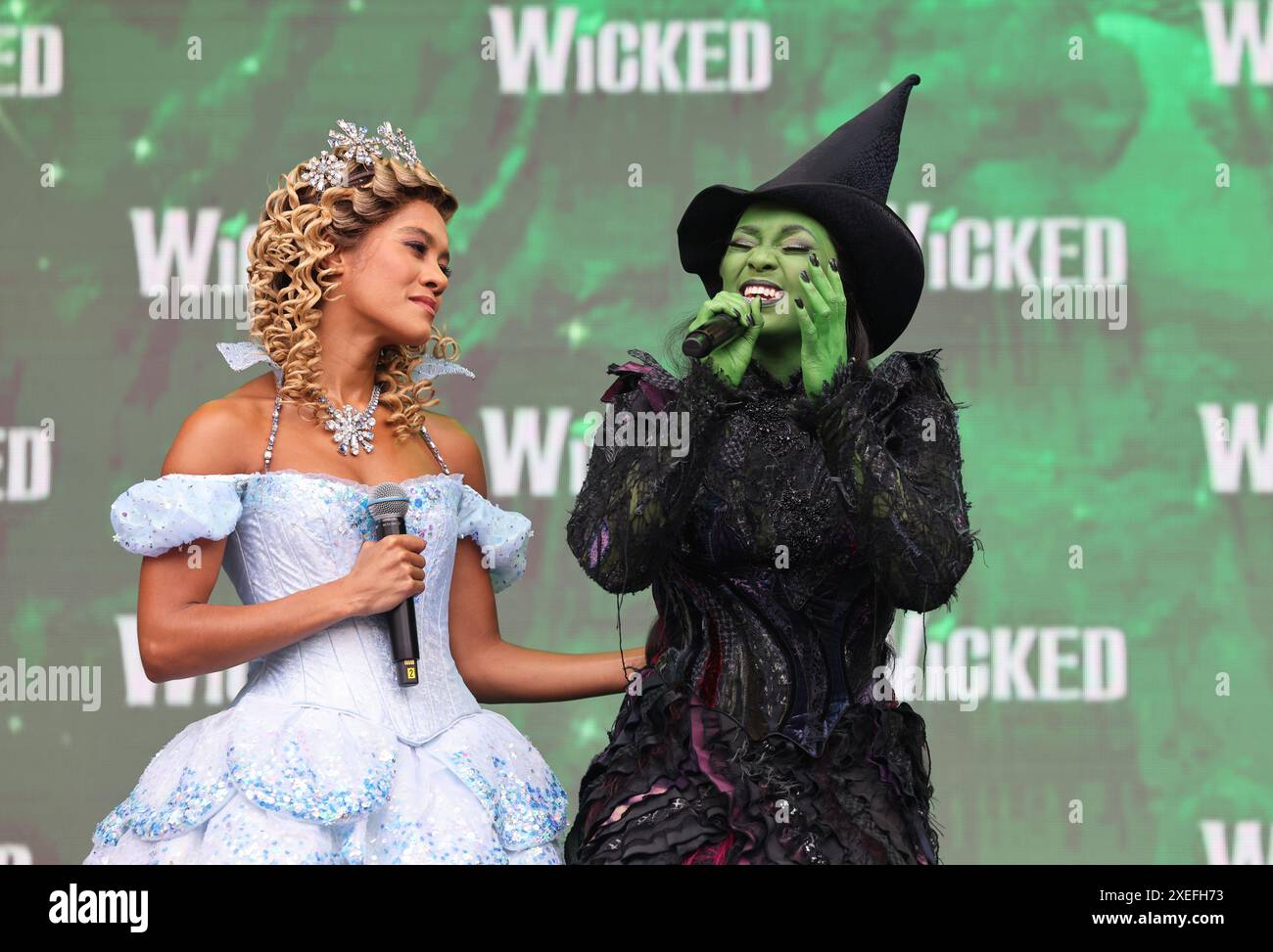 Wicked the Musical, at West End Live 2024, on Trafalgar Sqaure, in ...