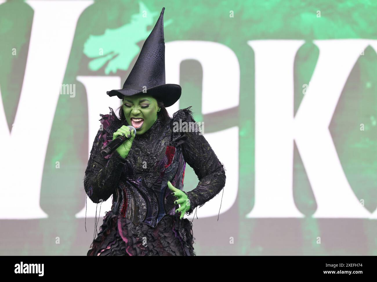 Wicked the Musical, at West End Live 2024, on Trafalgar Sqaure, in ...