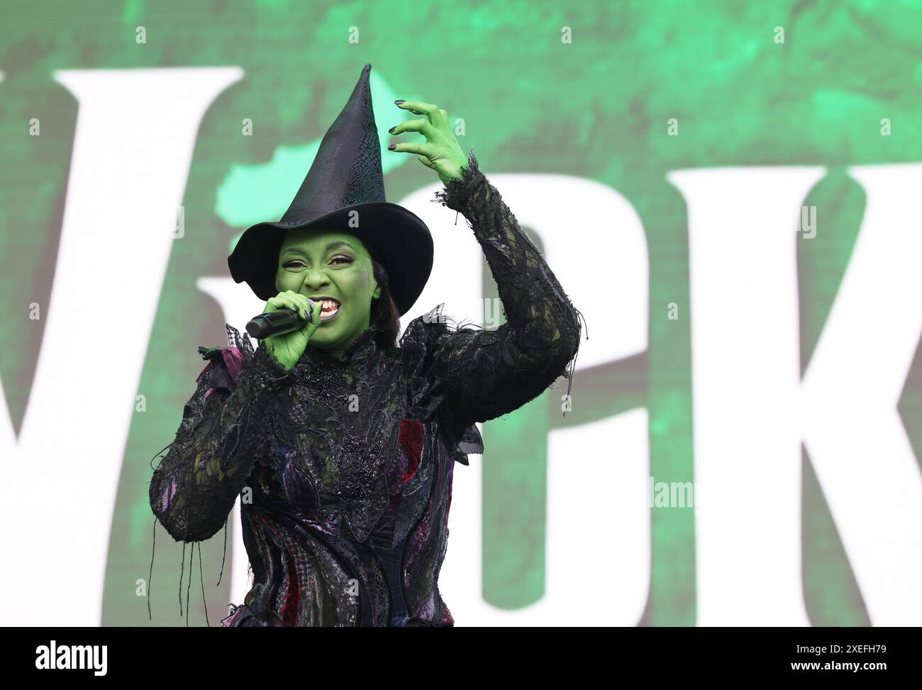 Wicked the Musical, at West End Live 2024, on Trafalgar Sqaure, in ...
