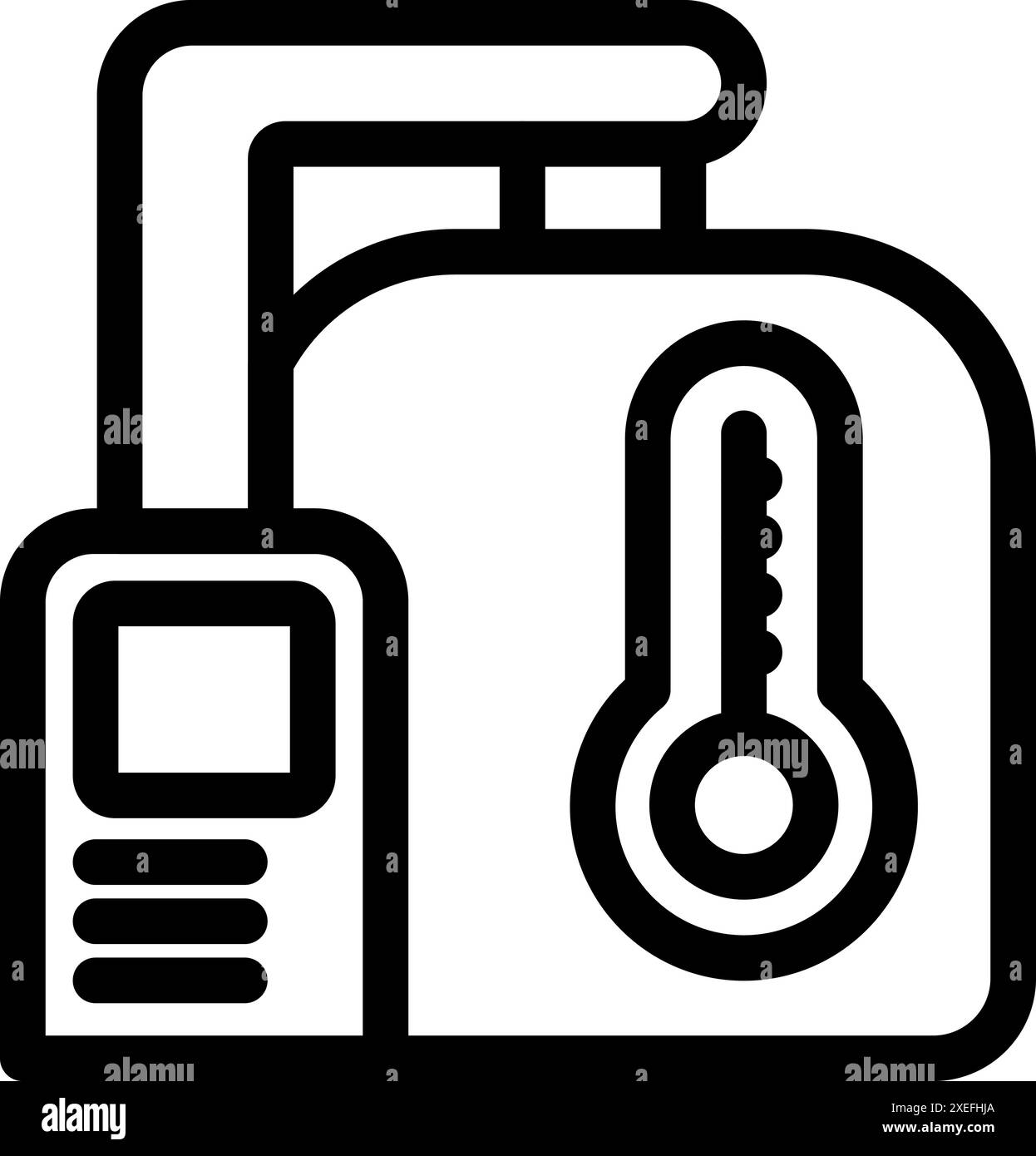 Modern digital thermometer is displaying the temperature reading Stock ... Modern digital thermometer is displaying the temperature reading Stock ...