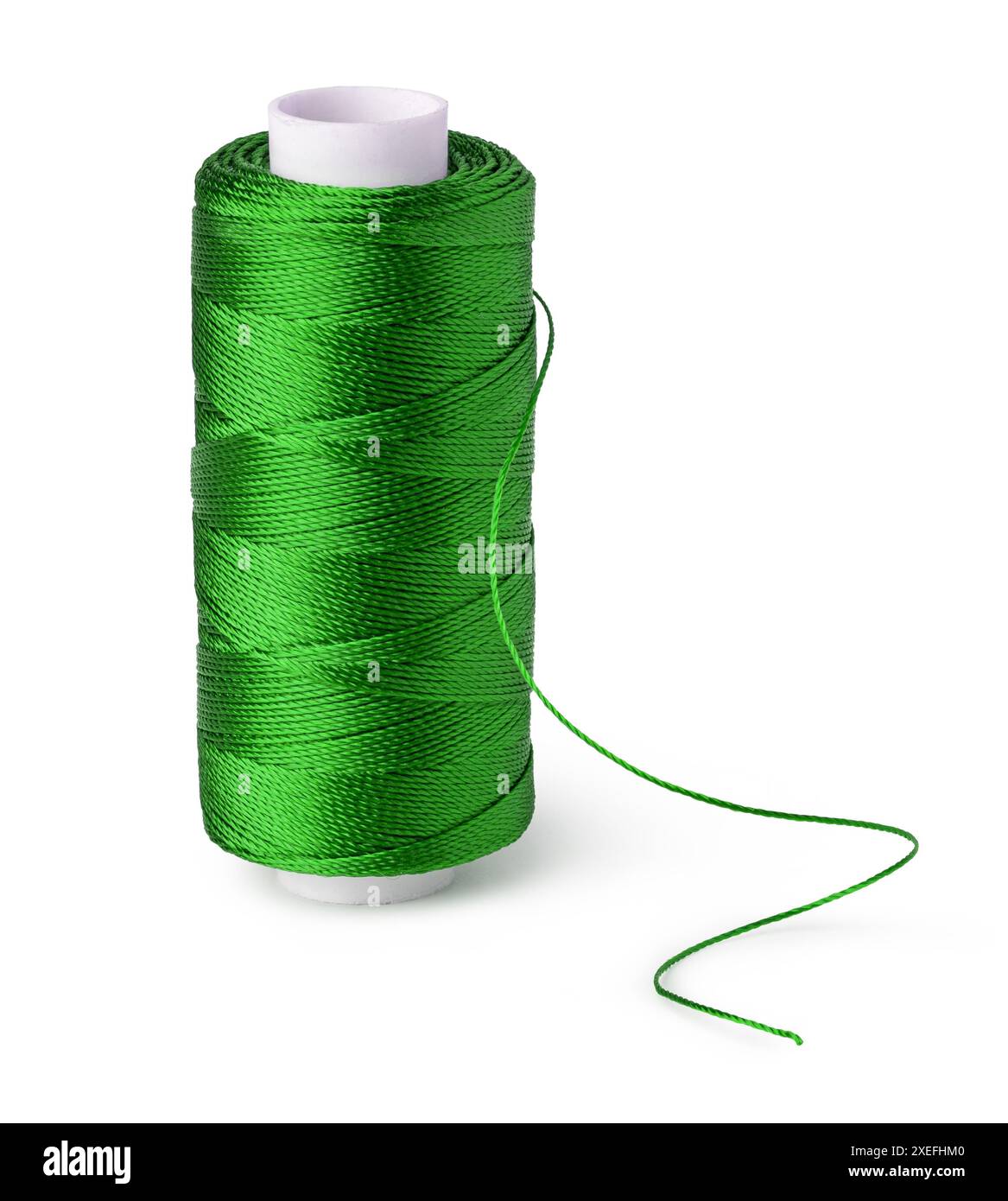 Spool green thread Cut Out Stock Images & Pictures - Alamy