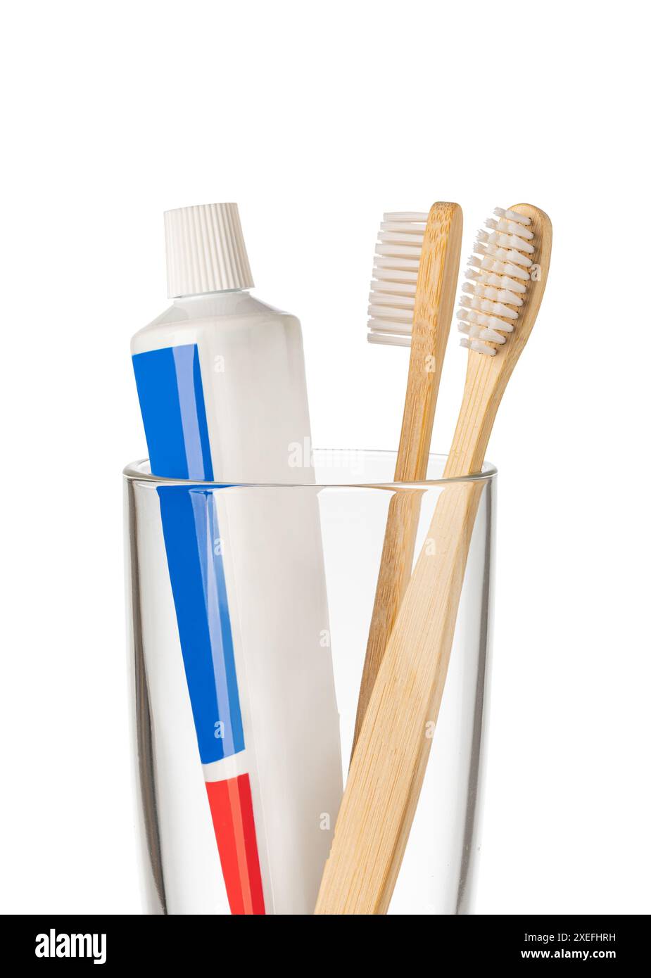 Toothbrush toothpaste in glass hi-res stock photography and images - Alamy