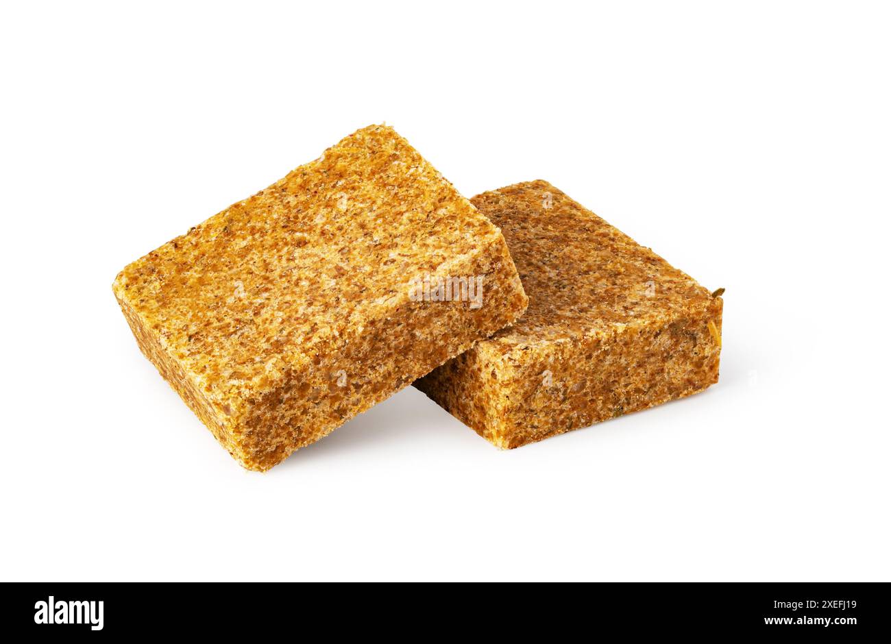 Unwrapped bouillon cube Stock Photo - Alamy