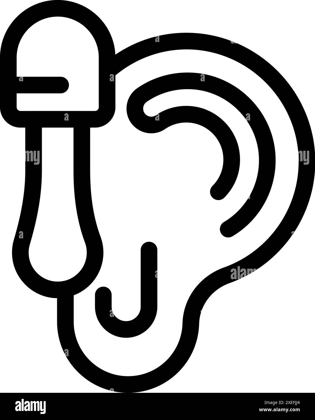 Ear dizziness Stock Vector Images - Alamy