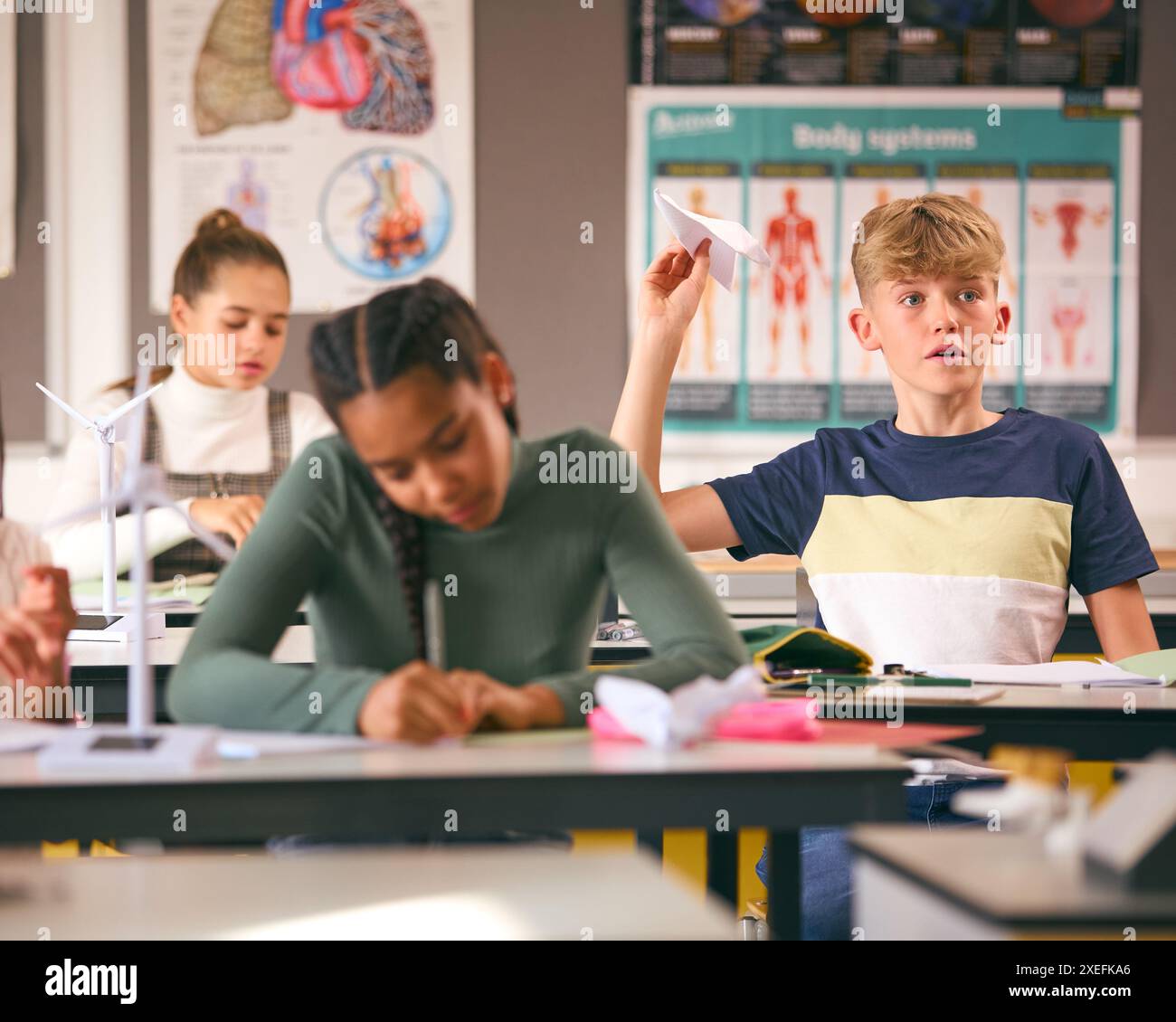 African male student throwing hi-res stock photography and images - Alamy