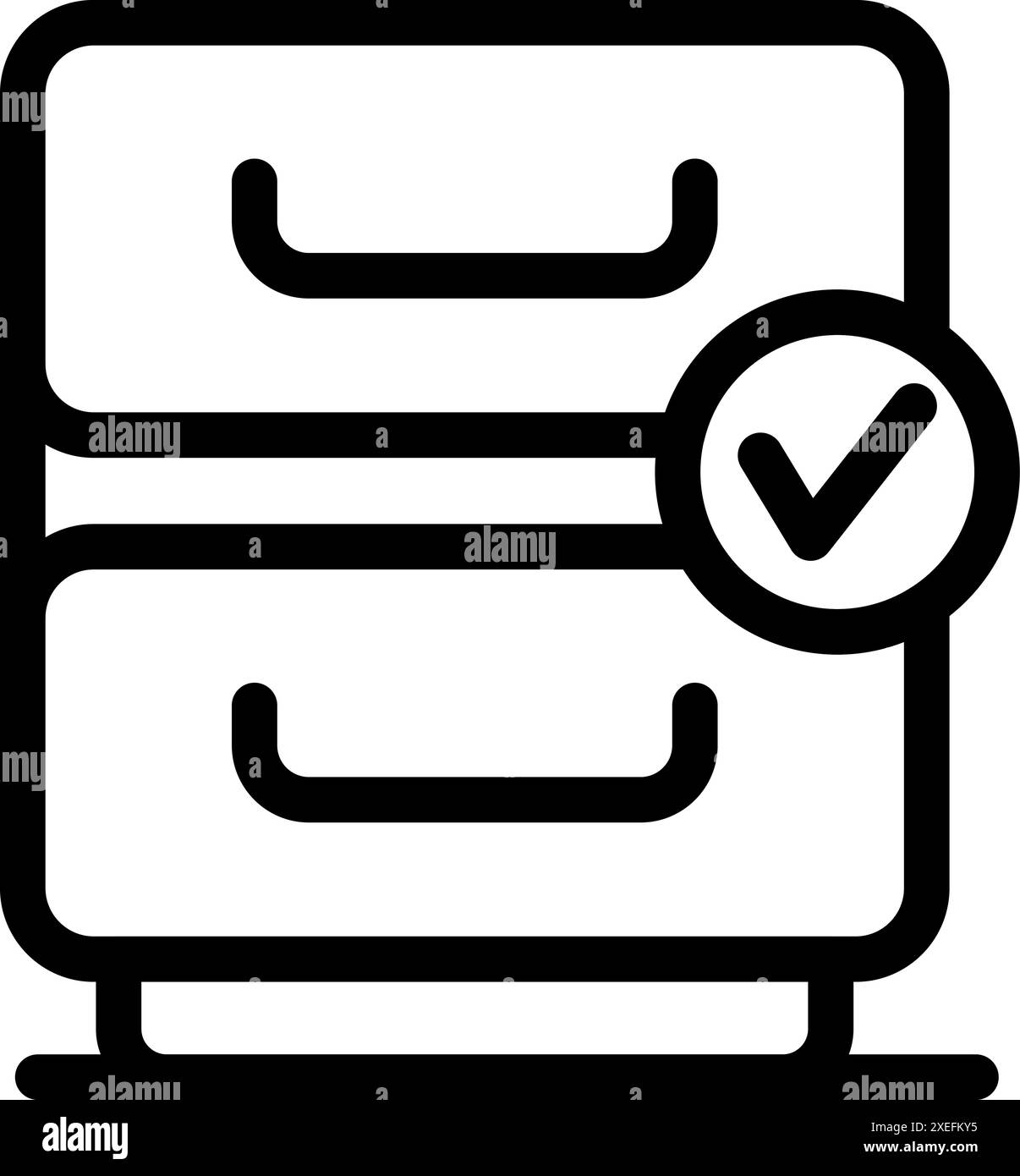 Approved folder icon simple hi-res stock photography and images - Alamy