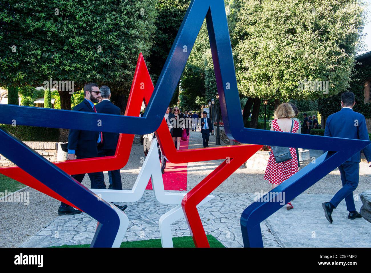 Roma, Italia. 27th June, 2024. Independence Day a Villa Taverna- Roma ...